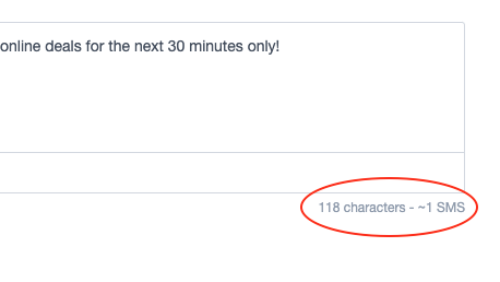 Understanding SMS credits